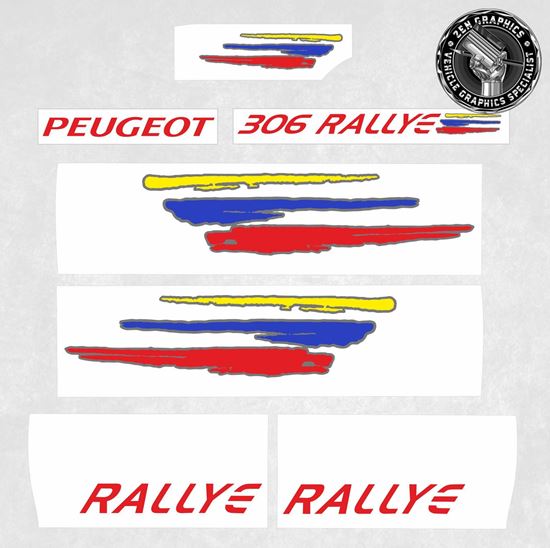 Zen Graphics - Peugeot 306 Rallye replacement Decals Stickers