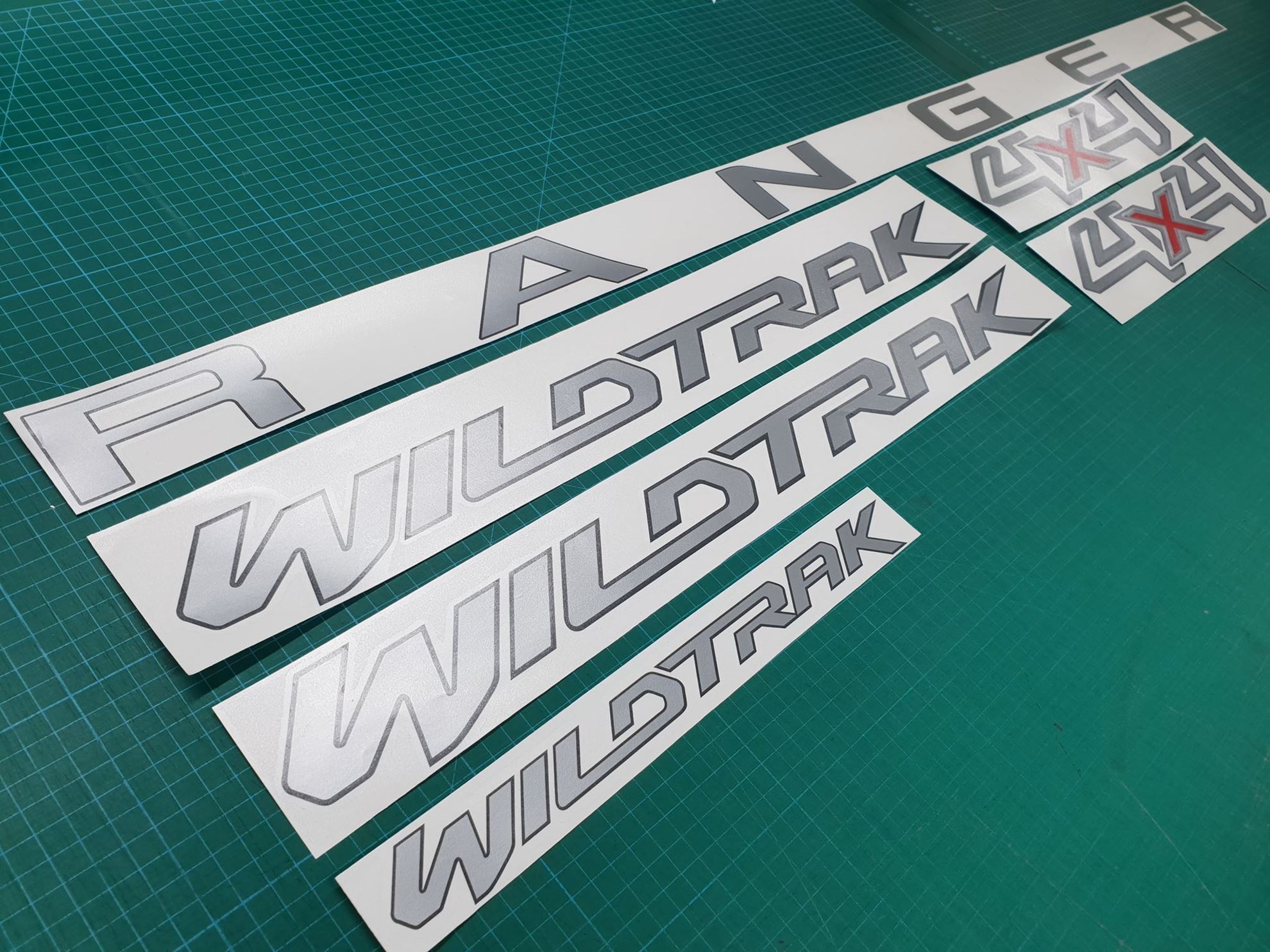 Zen Graphics - Ford Ranger Wildtrak 2018 - 21 full replacement Decals ...