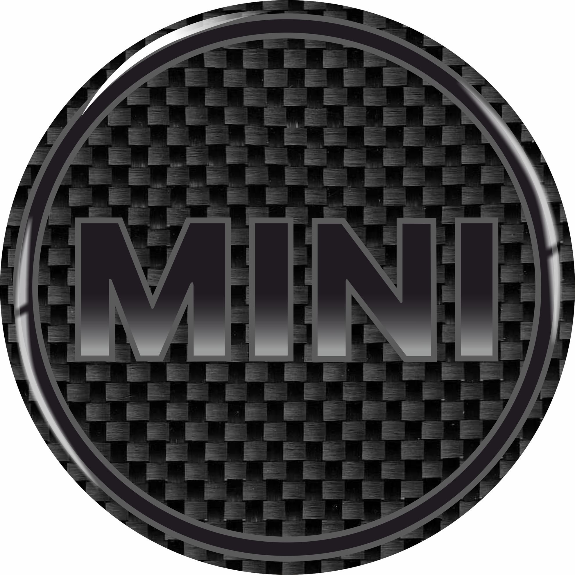 Zen Graphics - MINI Pre LCi F55 / F56 / F57 rear and Bonnet Badge Gel ...