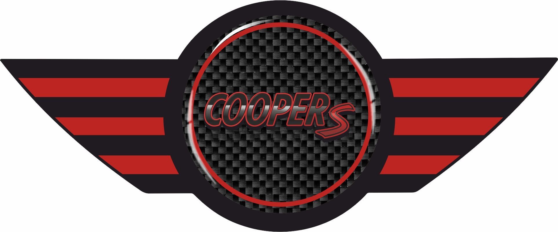 Zen Graphics - Mini Cooper S Steering Wheel Centre Gel Badge