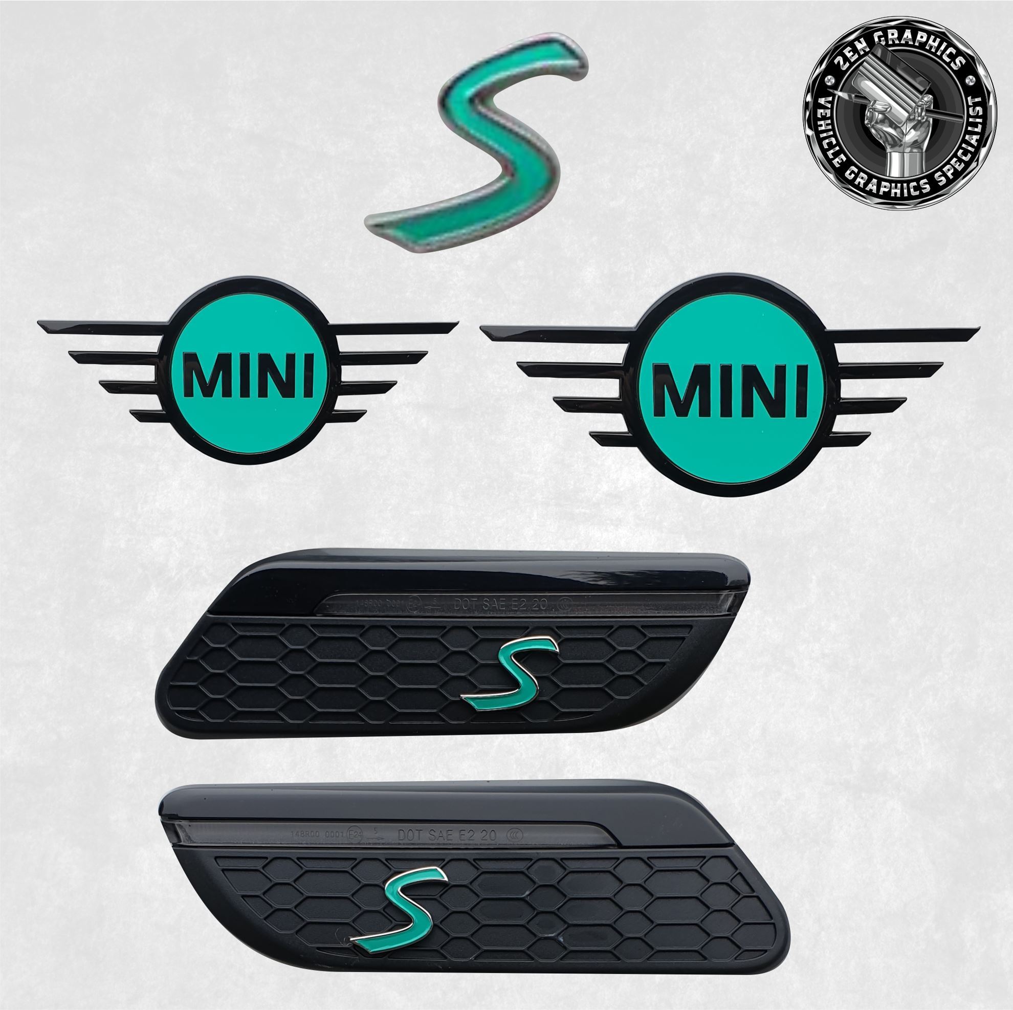 Zen Graphics - Mini F Series LCi2 Cooper S complete overlay Decals ...