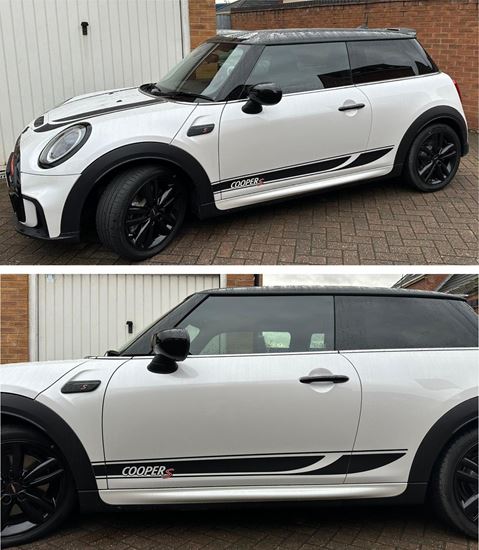 Zen Graphics - Mini F55 / F56 Cooper S side Stripes / Stickers
