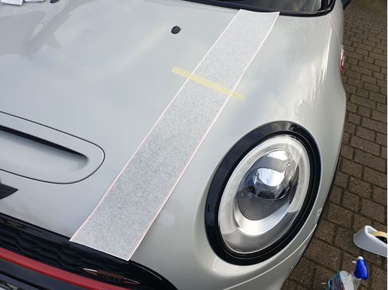 Zen Graphics - Mini F55 / F56 Cooper S / JCW Bonnet stripes