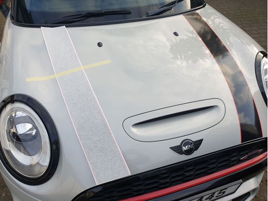 Zen Graphics - Mini F55 / F56 Cooper S / JCW Bonnet stripes