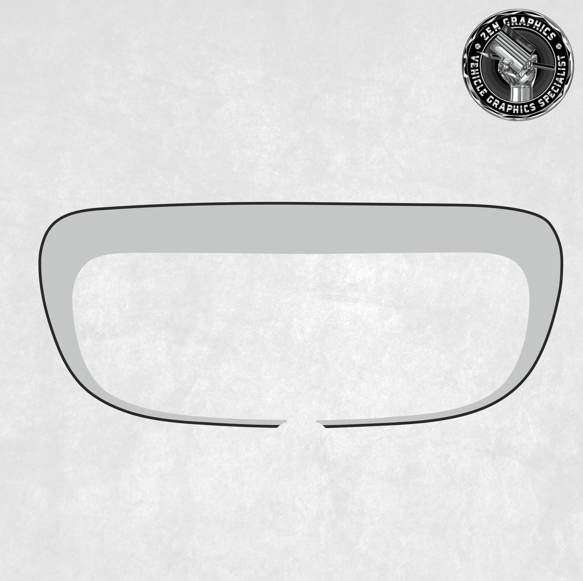 Zen Graphics - Mini R52 / R53 GP / Cooper S Bonnet Scoop Surround Decal ...