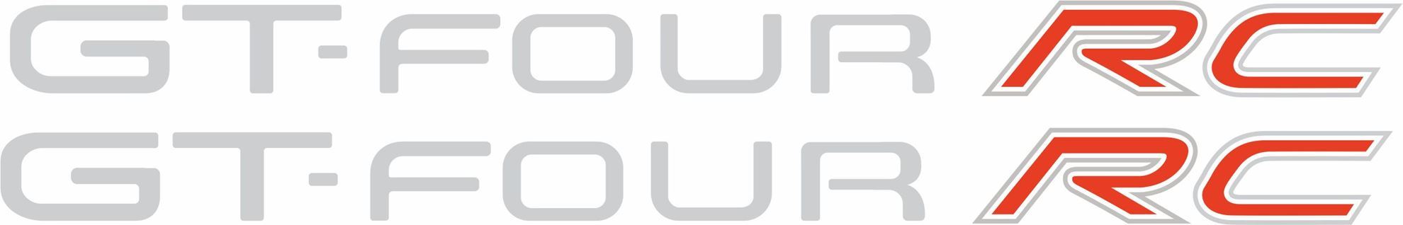 Zen Graphics - GT-Four RC replacement side Decals / Stickers