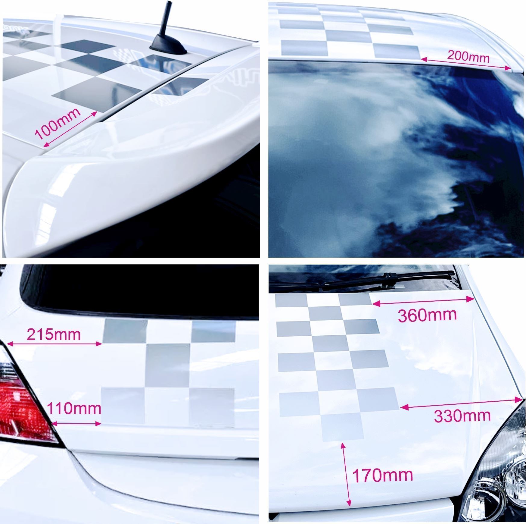 Zen Graphics - Opel Astra H Nürburgring replacement chequered Decals ...