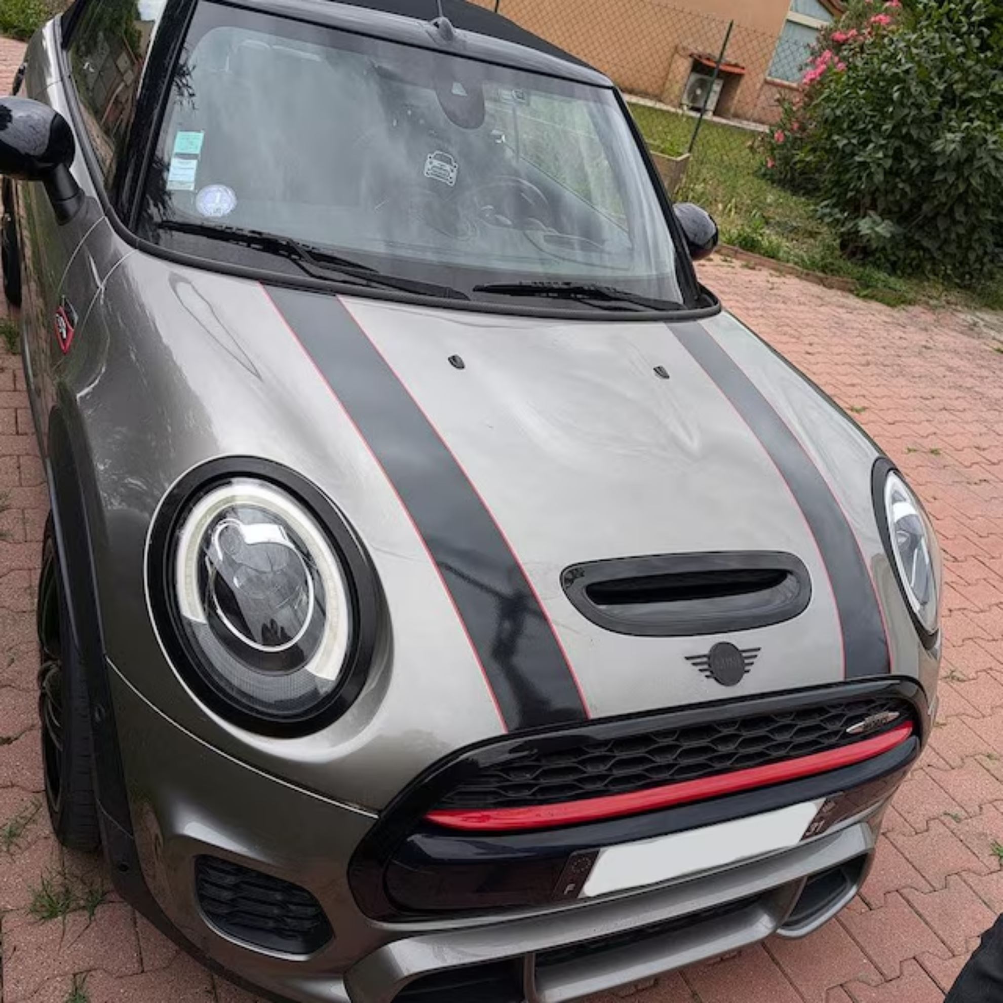 Zen Graphics - Mini F55 / F56 Cooper S / JCW Bonnet stripes