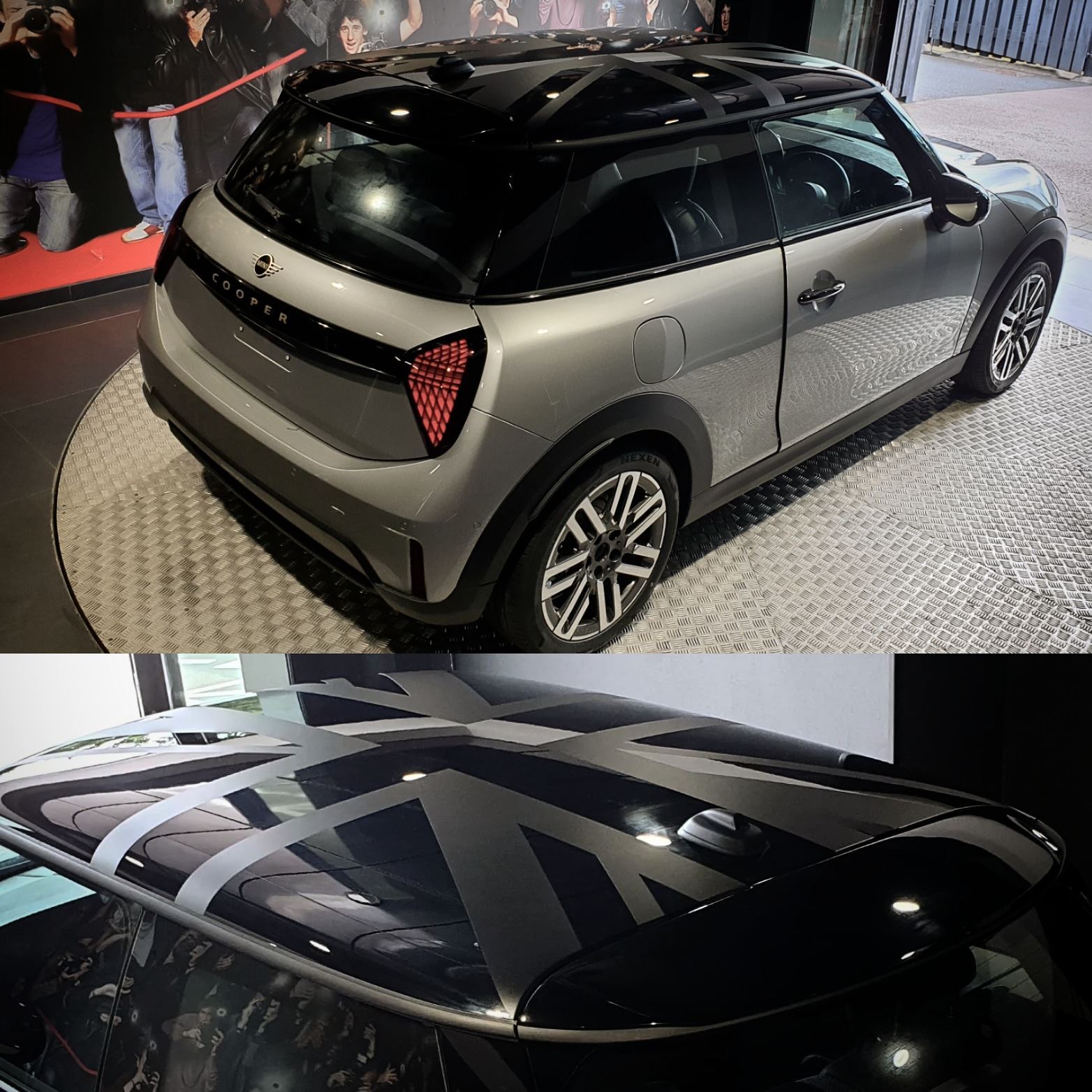 Zen Graphics - Mini F66 Union Jack Roof graphics / Stickers