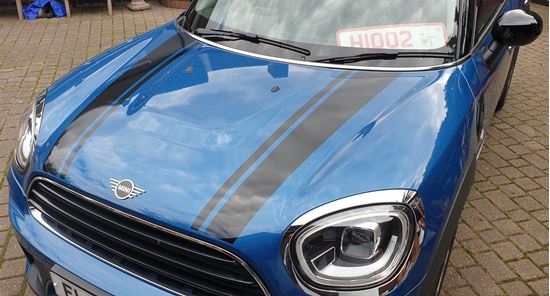 Zen Graphics - Mini F60 Countryman Cooper / S / JCW Bonnet Dual Stripes