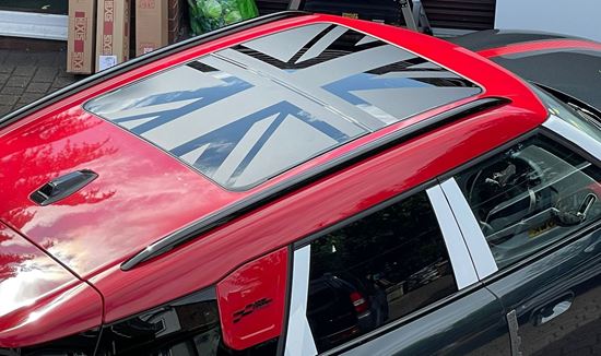 Zen Graphics - Mini U25 Countryman Panoramic Roof Union Jack Decals ...