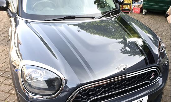 Zen Graphics - Mini F60 Countryman Cooper / S / JCW Bonnet Dual Stripes