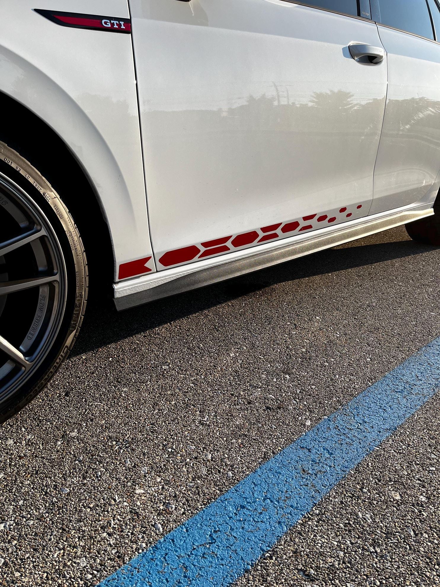 Zen Graphics - Golf GTI MK8 Clubsport side Stripes / Stickers