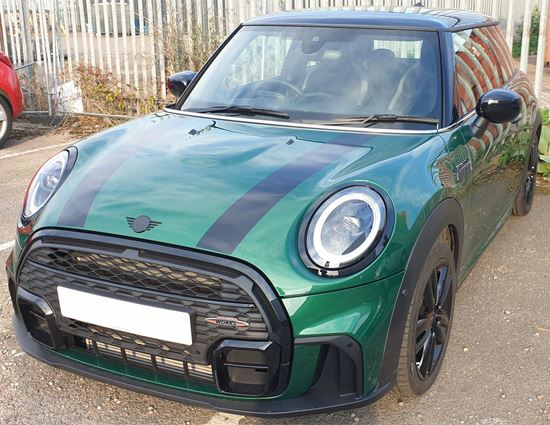 Zen Graphics - Mini F55 / F56 Cooper / S / JCW Single Colour Bonnet Stripes