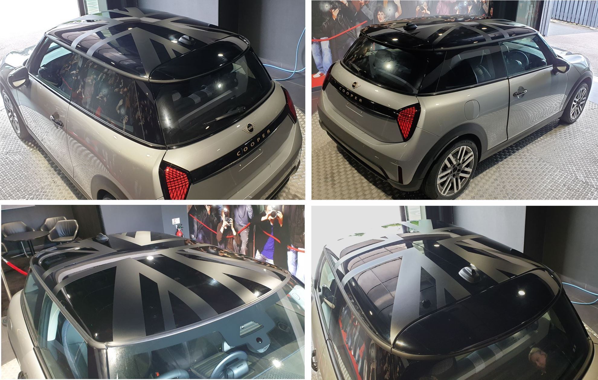 Zen Graphics - Mini F66 Union Jack Roof graphics / Stickers
