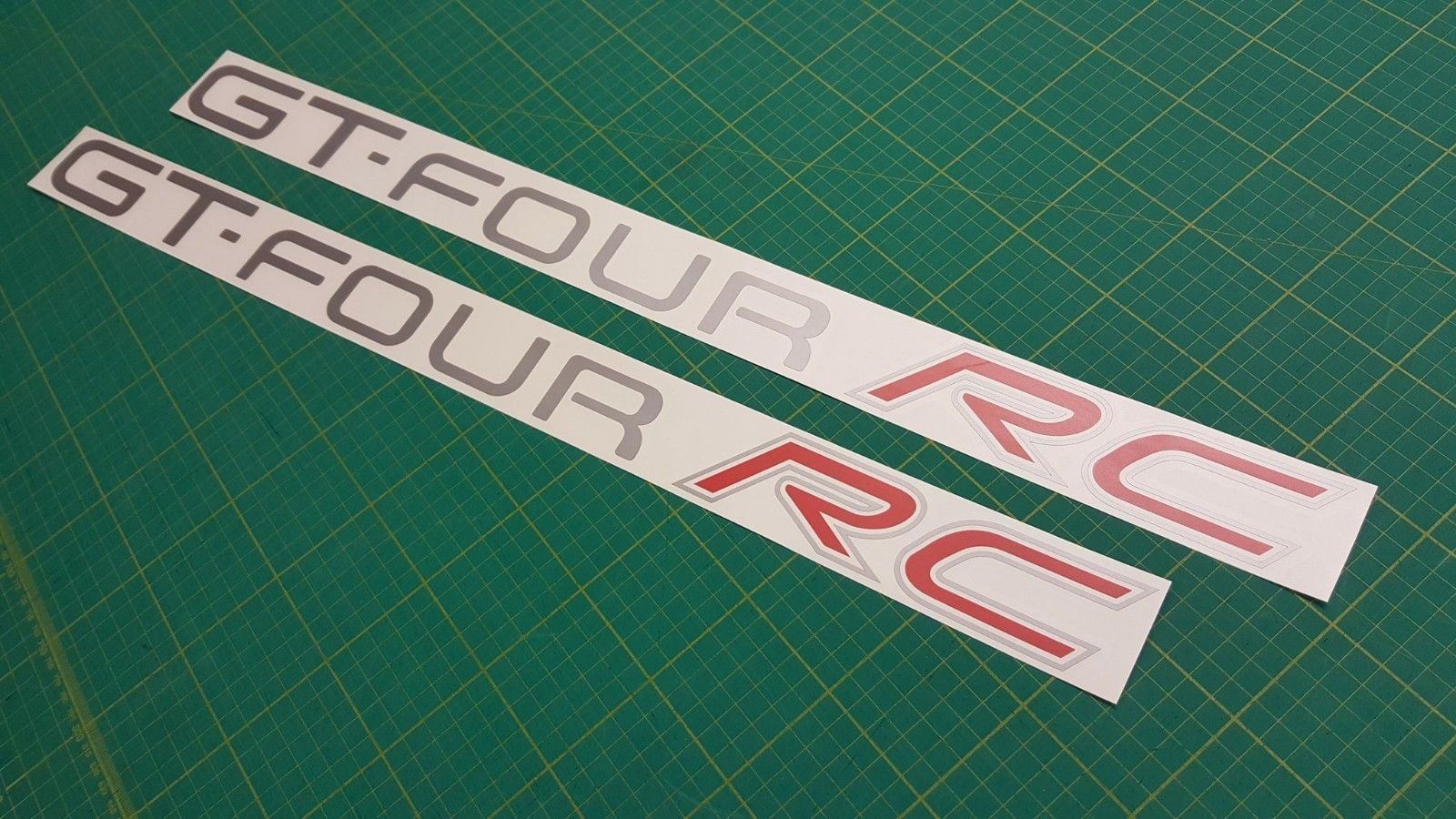 Zen Graphics - GT-Four RC replacement side Decals / Stickers