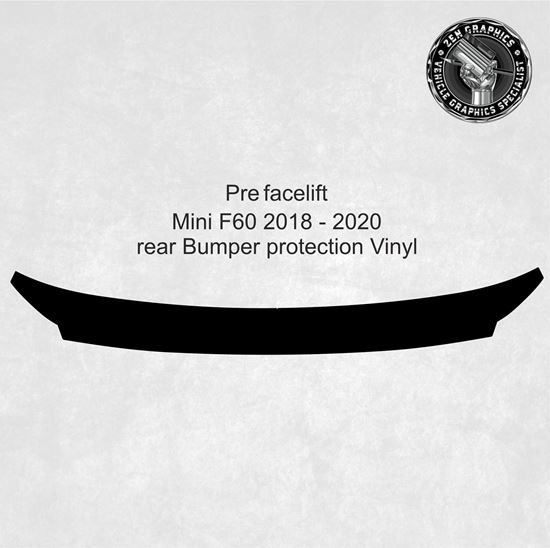 Zen Graphics - Mini F60 Countryman rear Bumper Protector Vinyl