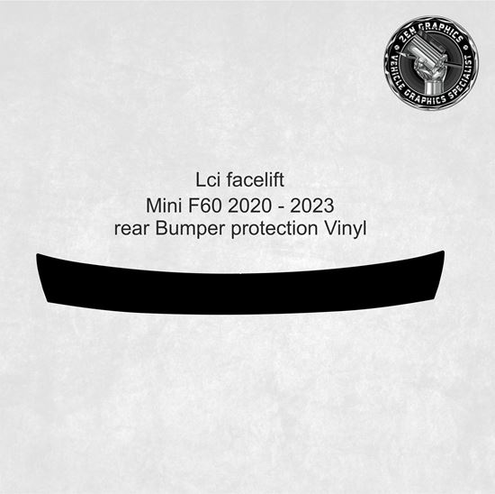 Zen Graphics - Mini F60 Countryman rear Bumper Protector Vinyl