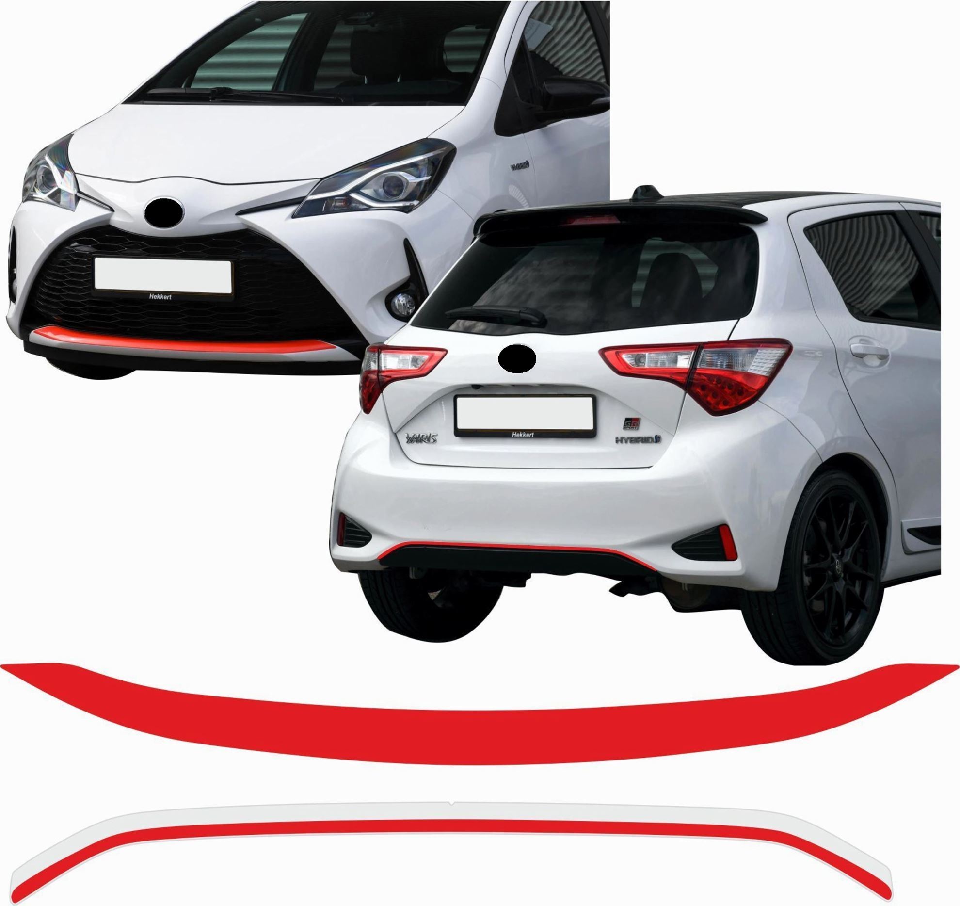 Zen Graphics - 2013 - 2020 front & rear Bumper Stripes / Stickers EXACT ...