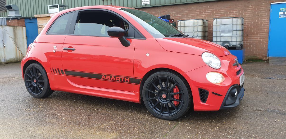 Zen Graphics - Fiat 595 Abarth side Stripes / Stickers FACTORY FIT