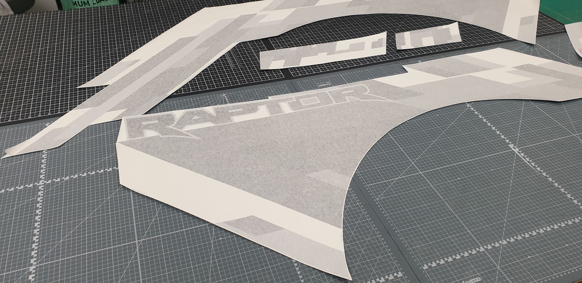 Zen Graphics - Ford Ranger Raptor Gen 2019 onwards Geometric Camo ...