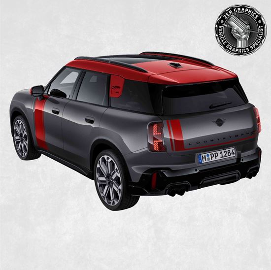 Zen Graphics - Mini U25 Countryman JCW Side Stripes / Stickers