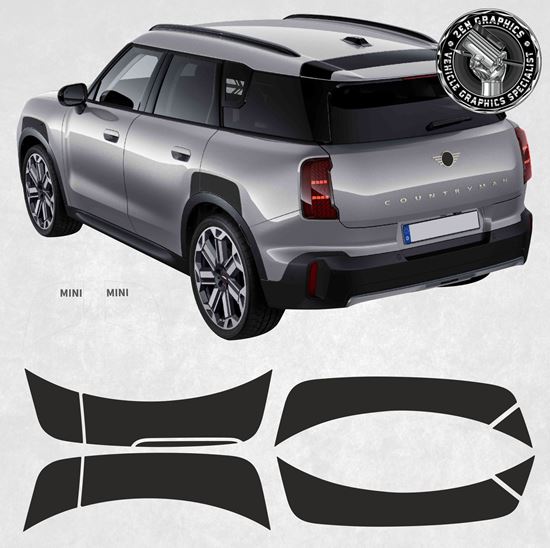 Zen Graphics - Mini U25 Countryman Heritage wheel arch Decals / Stickers