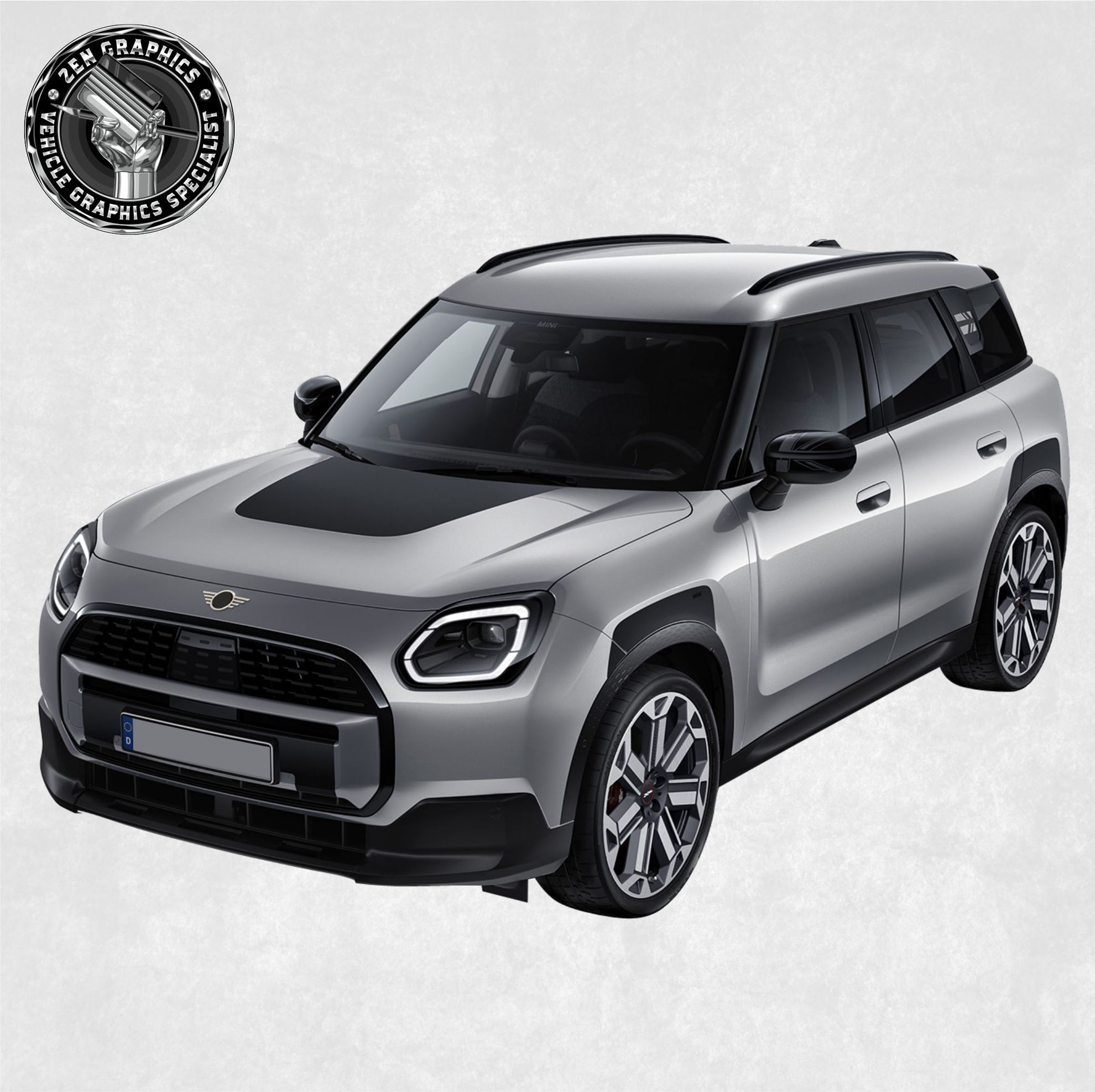 Zen Graphics - Mini U25 Countryman Heritage front Grille Stripe