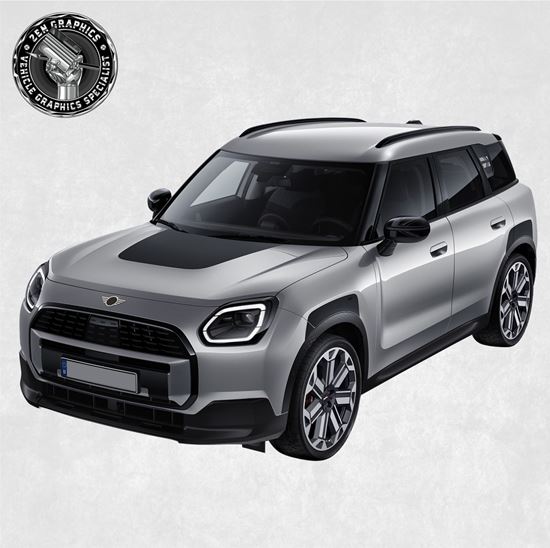 Zen Graphics - Mini U25 Countryman Heritage front Grille Stripe