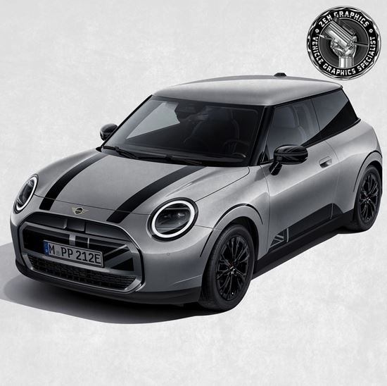 Zen Graphics - Mini Heritage Cooper Electric j01 side Stripes / Stickers