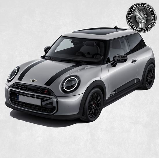 Zen Graphics - Mini Heritage F65 5 Door / F66 3 Door / F67 Cabriolet front Grille Graphic / Decal
