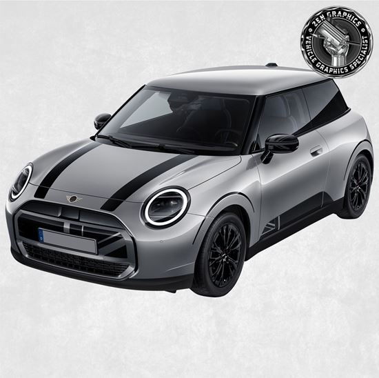 Zen Graphics - Mini Heritage Cooper Electric j01 Wheel Arch Stripes ...