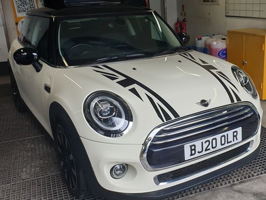 Zen Graphics - Mini F55 / F56 Union Jack Bonnet Stripes