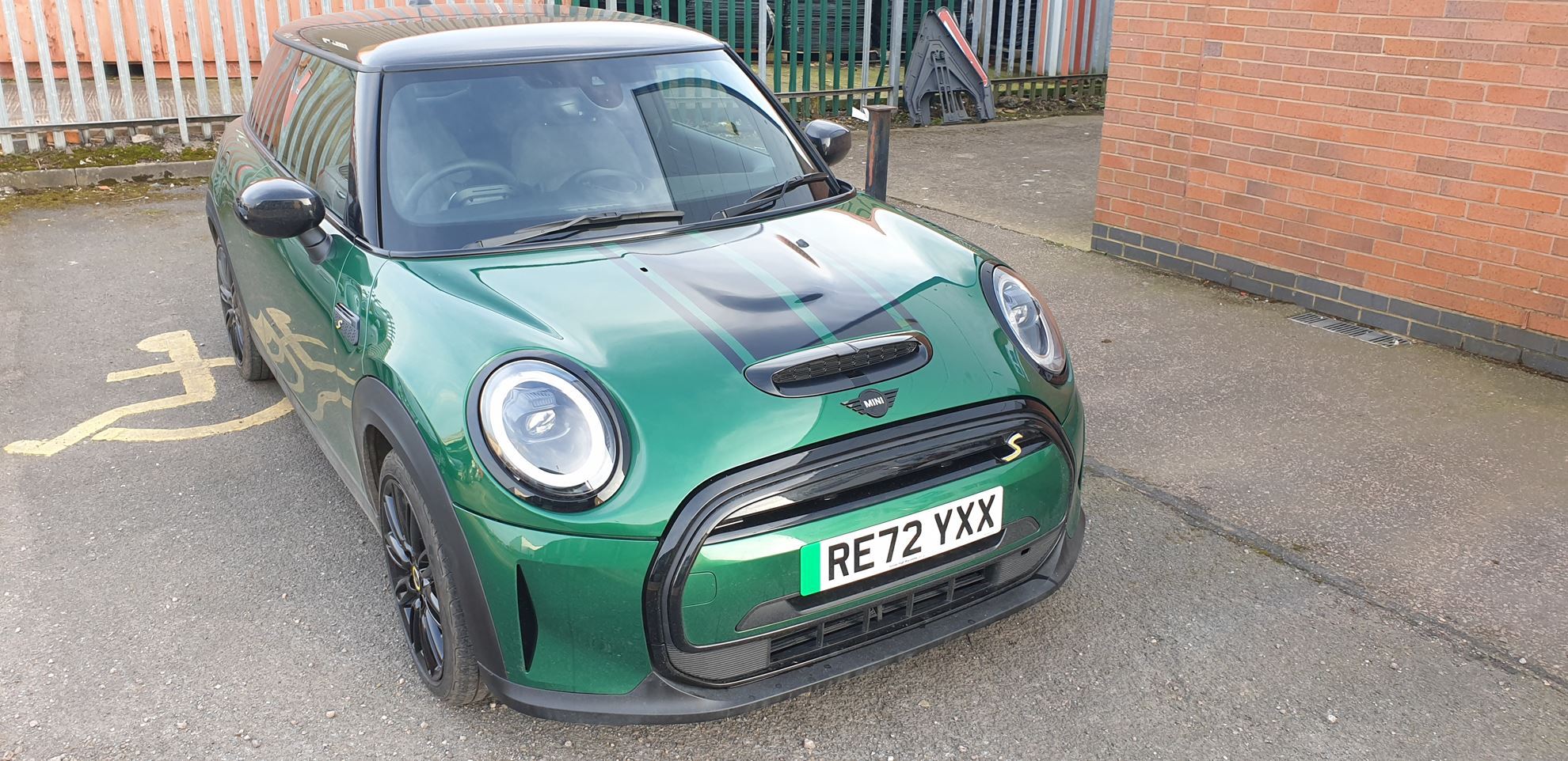 Zen Graphics - Mini F56 BEV / Electric Bonnet Stripes