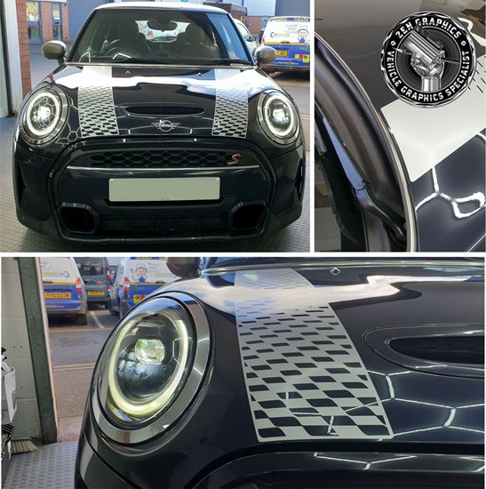Zen Graphics - Mini F55 / F56 2024 Style Bonnet Stripes