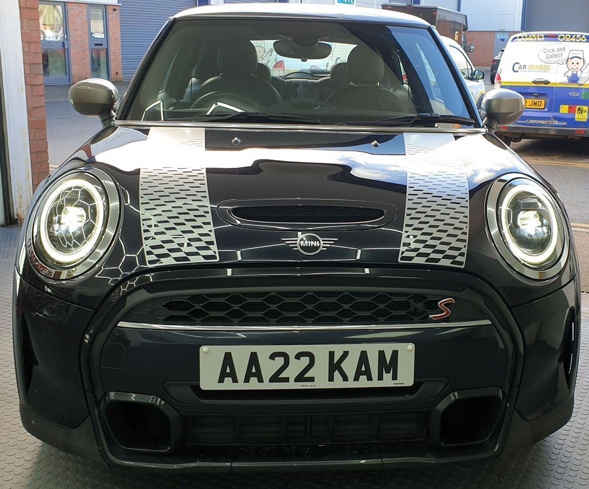 Zen Graphics - Mini F55 / F56 2024 Style Bonnet Stripes