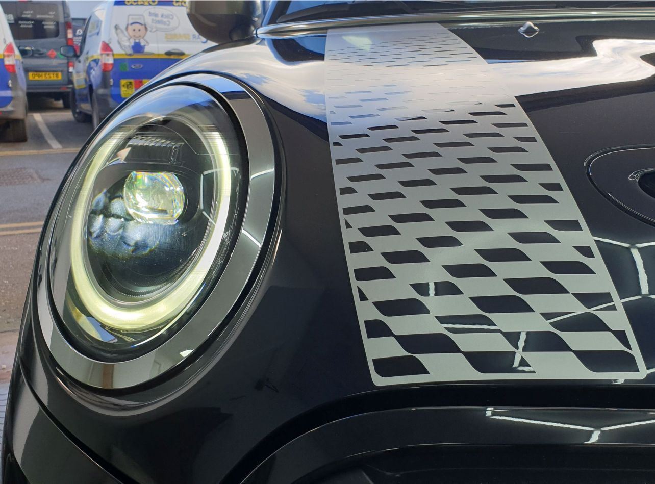 Zen Graphics - Mini F55 / F56 2024 Style Bonnet Stripes