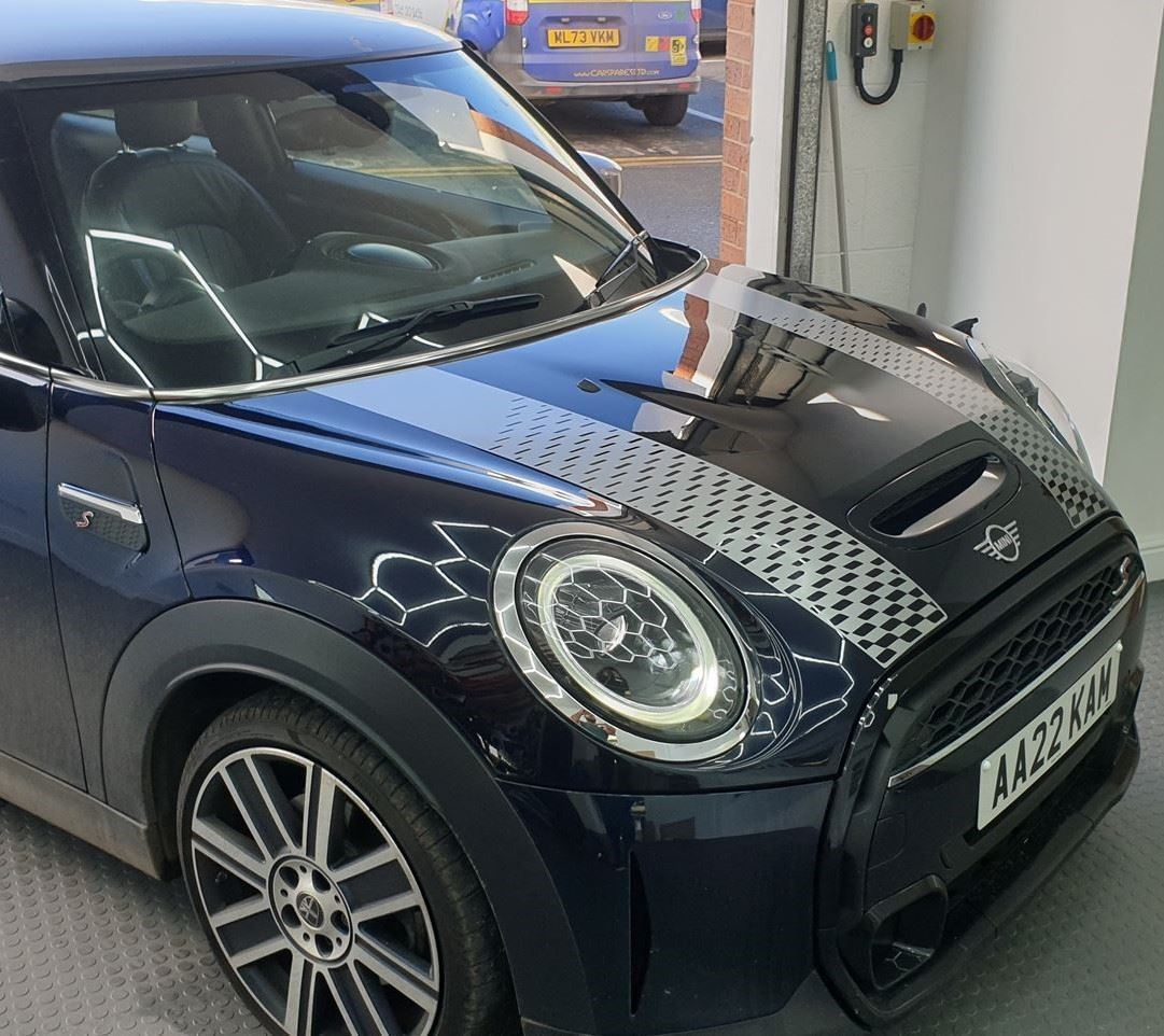 Zen Graphics - Mini F55 / F56 2024 Style Bonnet Stripes