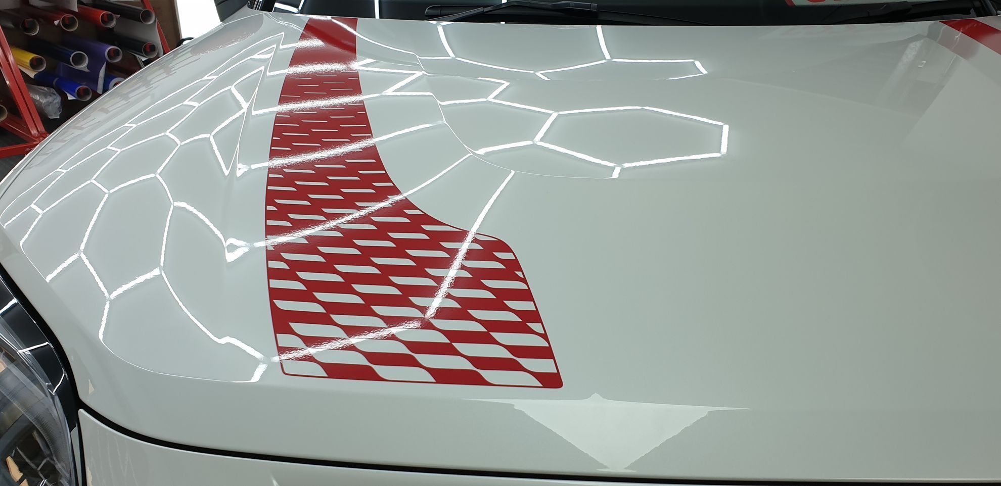 Zen Graphics - Die Cut Mini U25 Countryman Bonnet Stripes / Stickers