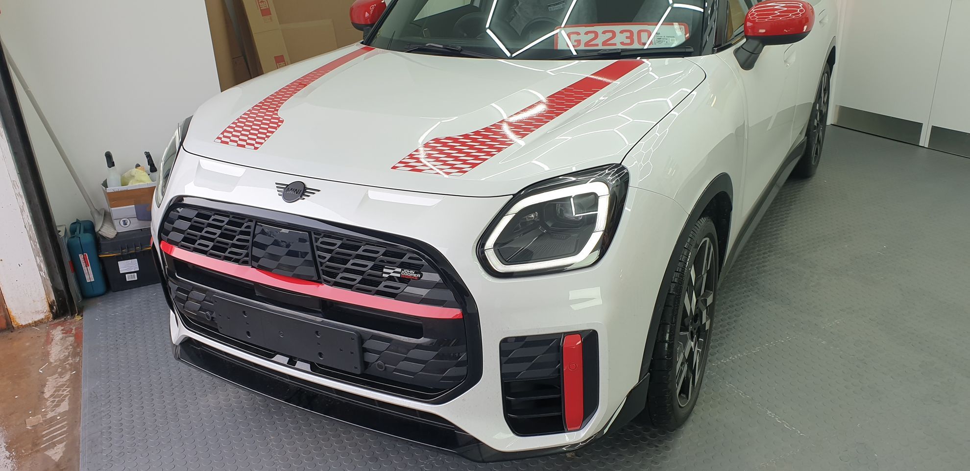 Zen Graphics - Die Cut Mini U25 Countryman Bonnet Stripes / Stickers