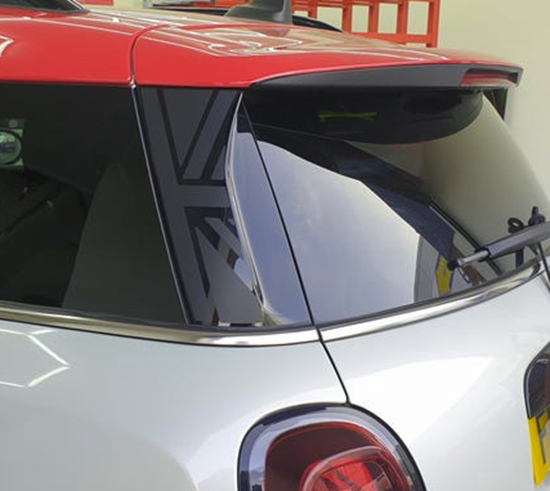 Zen Graphics - Mini F60 Countryman C Pillar Union Jack Decals / Stickers