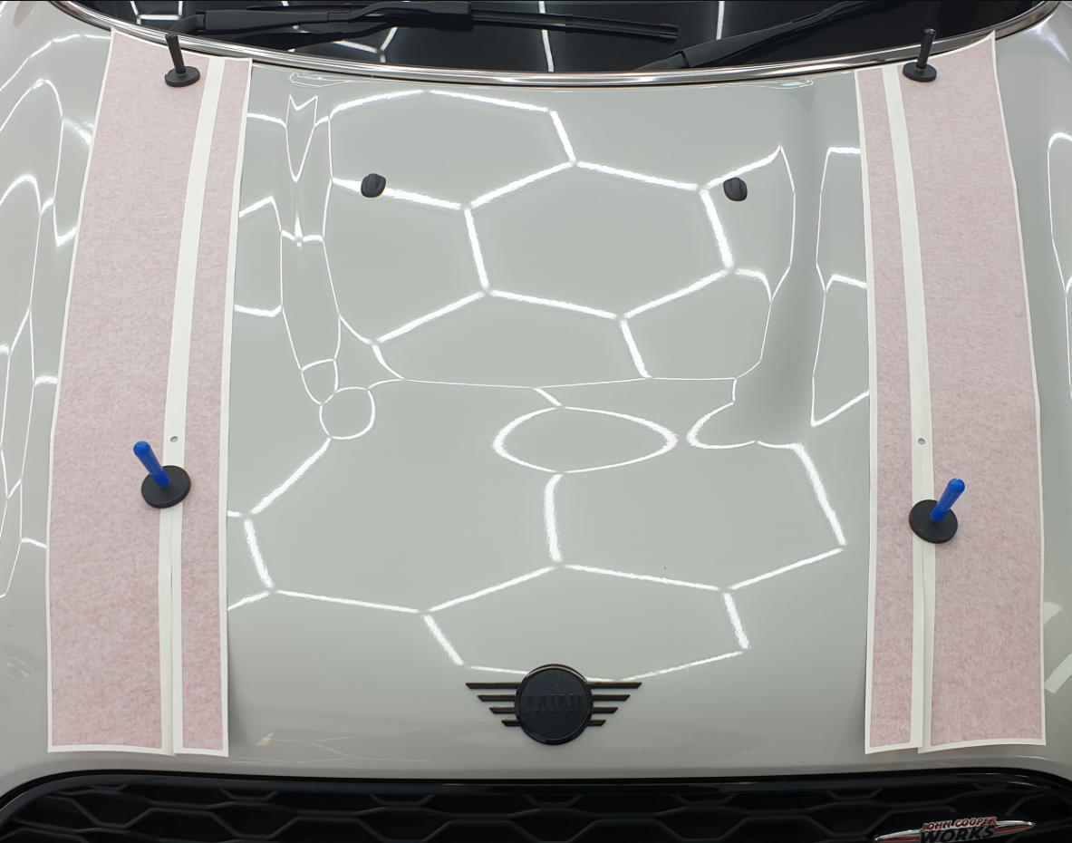 Zen Graphics - Mini F60 Countryman Cooper / S / JCW Bonnet Dual Stripes