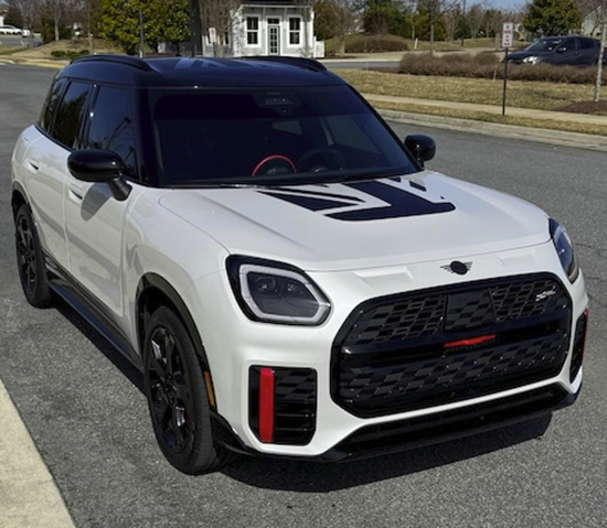 Zen Graphics - Mini U25 Countryman Union Jack Bonnet Decal / Vinyl