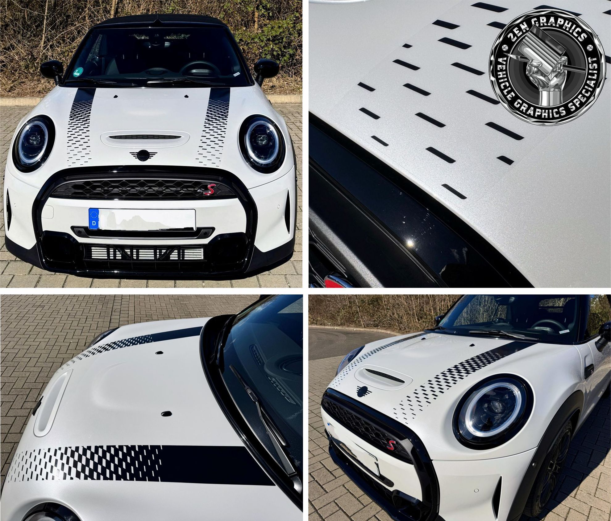 Zen Graphics - Mini F55 / F56 Transparent and Black 2024 Style JCW ...