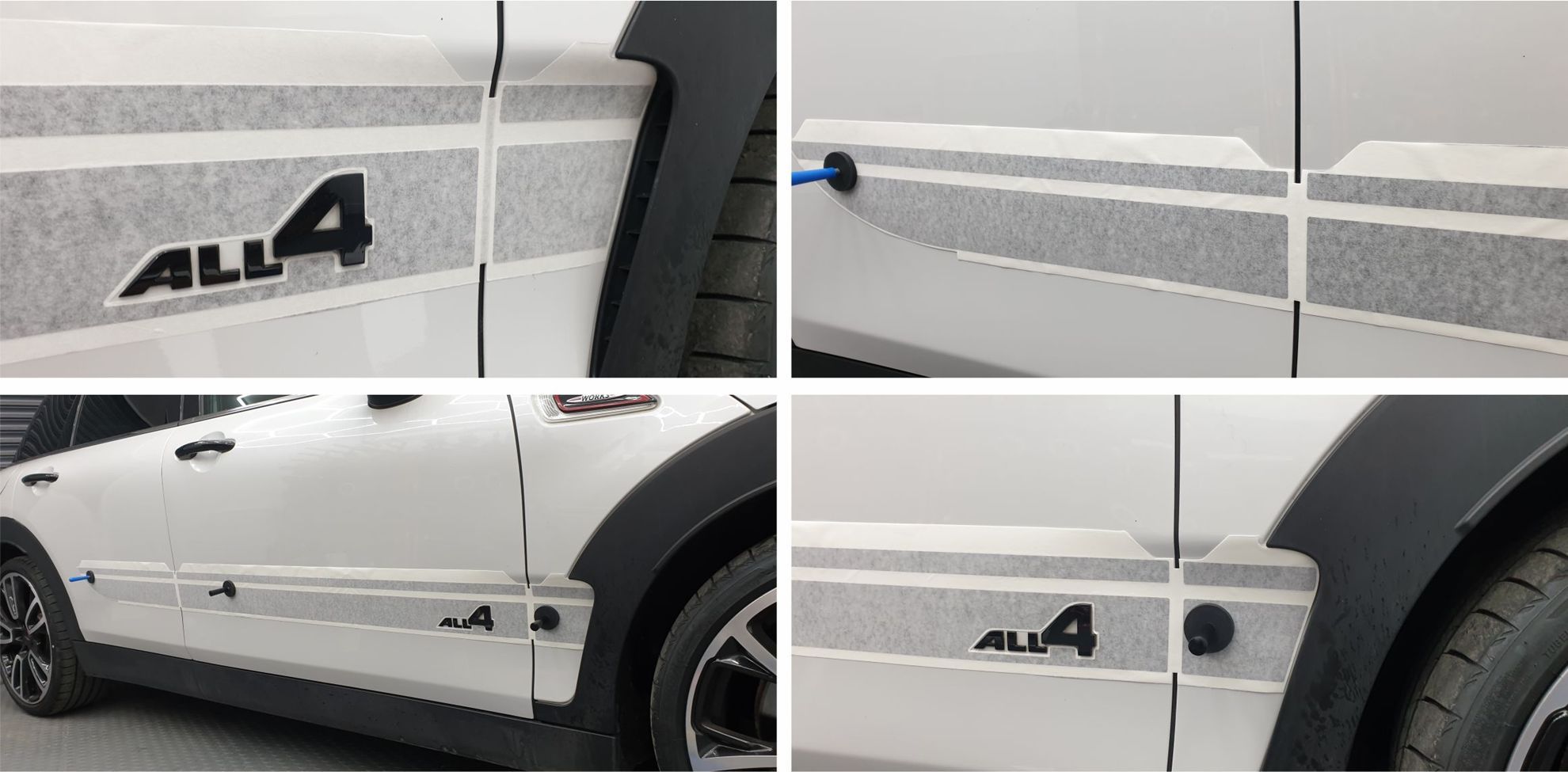 Zen Graphics - Mini F54 Clubman JCW All4 side Stripes / Stickers