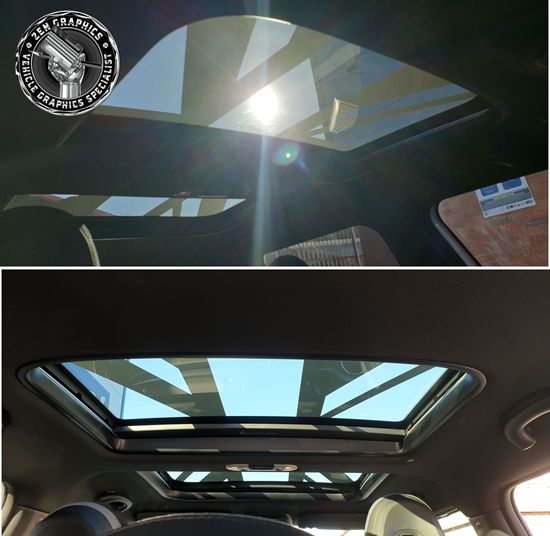 Zen Graphics - Mini F60 / F55 / F56 / F54 Union Jack panoramic Glass ...