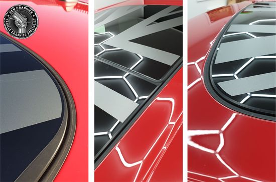 Zen Graphics - Mini F60 / F55 / F56 / F54 Union Jack panoramic Glass ...