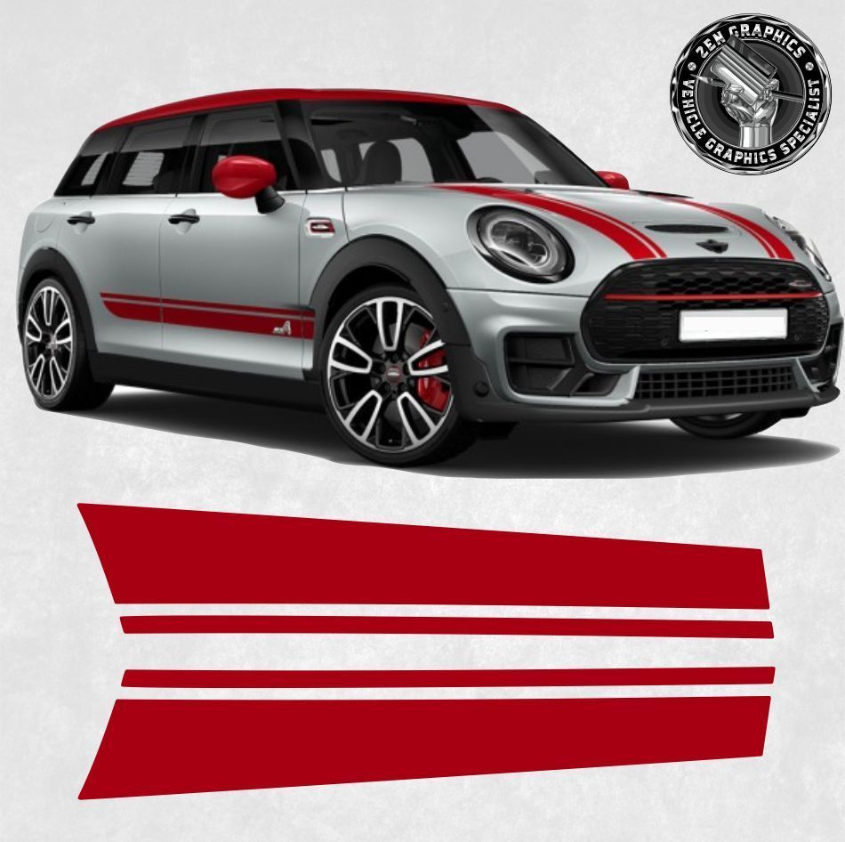 Zen Graphics - Mini F54 Clubman Cooper S / JCW All4 Bonnet Stripes ...