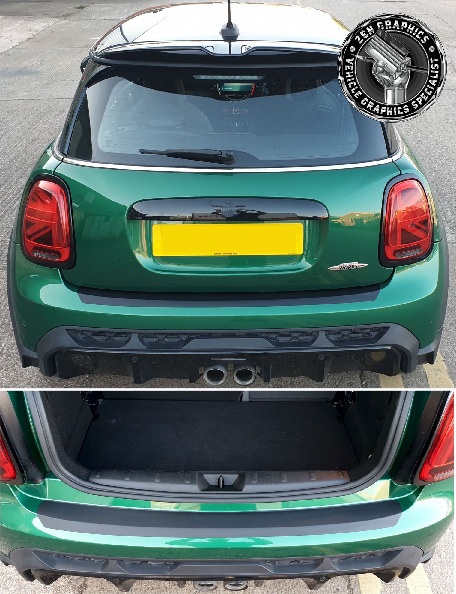 Zen Graphics - Mini F56 LCi2 rear Bumper Protector Vinyl