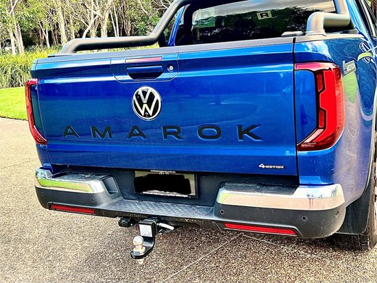 Zen Graphics - Amarok 2022 onwards rear Bed Inlay Letter Decals / Stickers